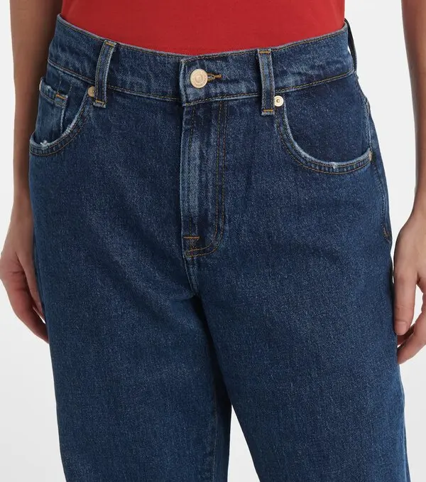 7 For All Mankind High-rise Flared Jeans - Blue