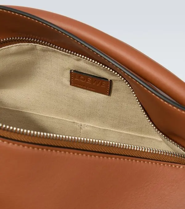 Loewe Puzzle Small Leather Shoulder Bag - Brown