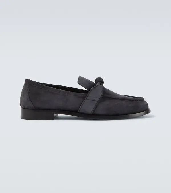 Bottega Veneta Astaire Knot Loafers - Blue