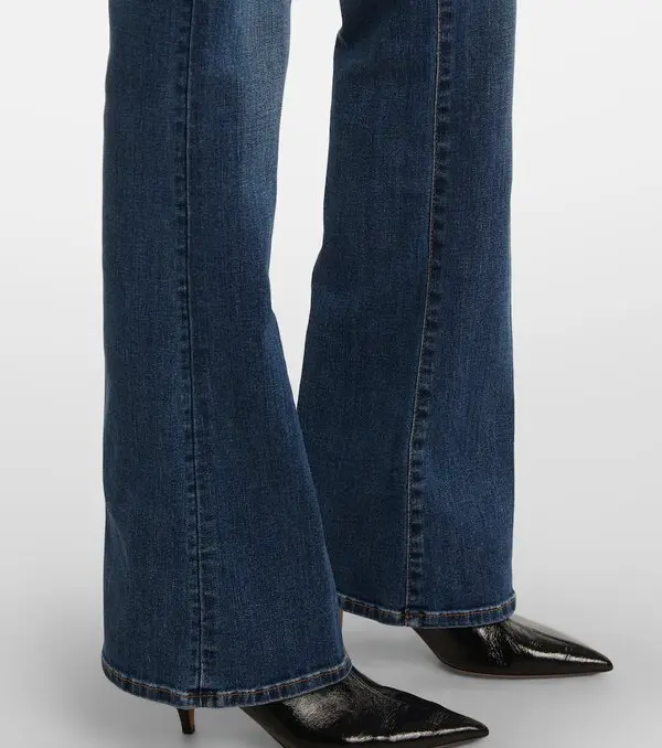 7 For All Mankind Low-rise Bootcut Jeans - Blue