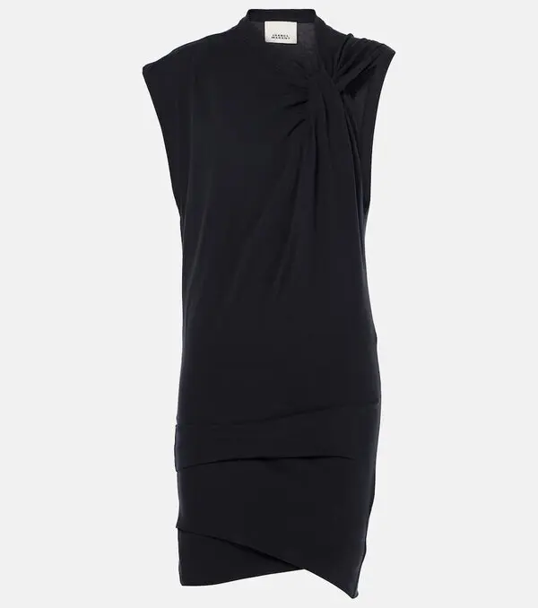 Isabel Marant Étoile Leany Asymmetric Minidress - Black