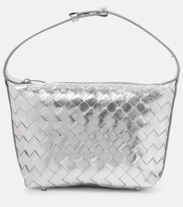 Bottega Veneta Wallace Intrecciato Leather Shoulder Bag