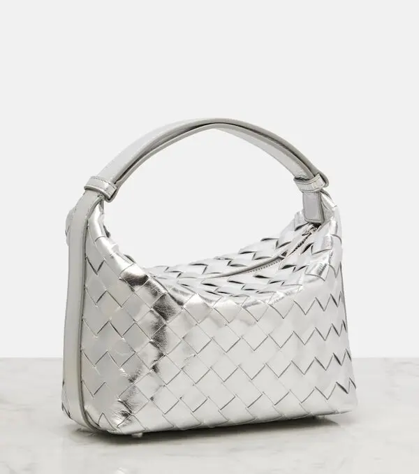 Bottega Veneta Wallace Intrecciato Leather Shoulder Bag