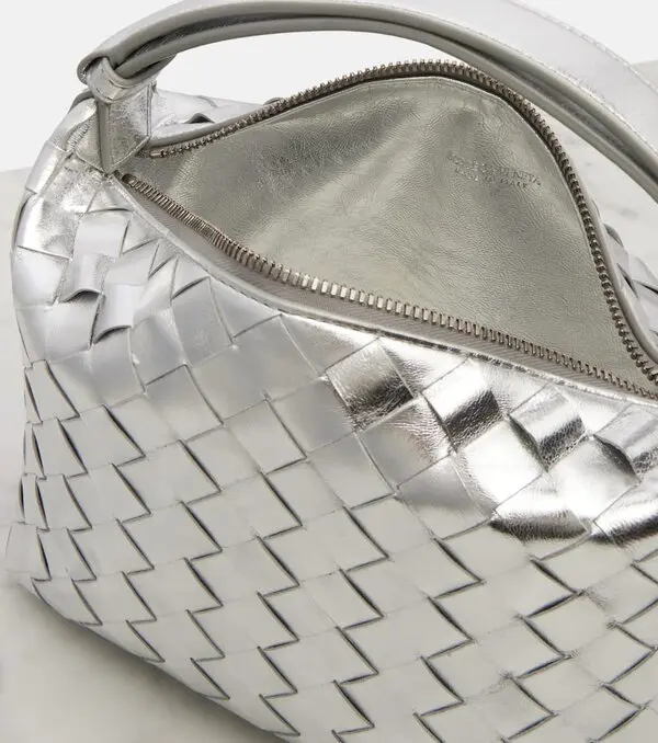 Bottega Veneta Wallace Intrecciato Leather Shoulder Bag
