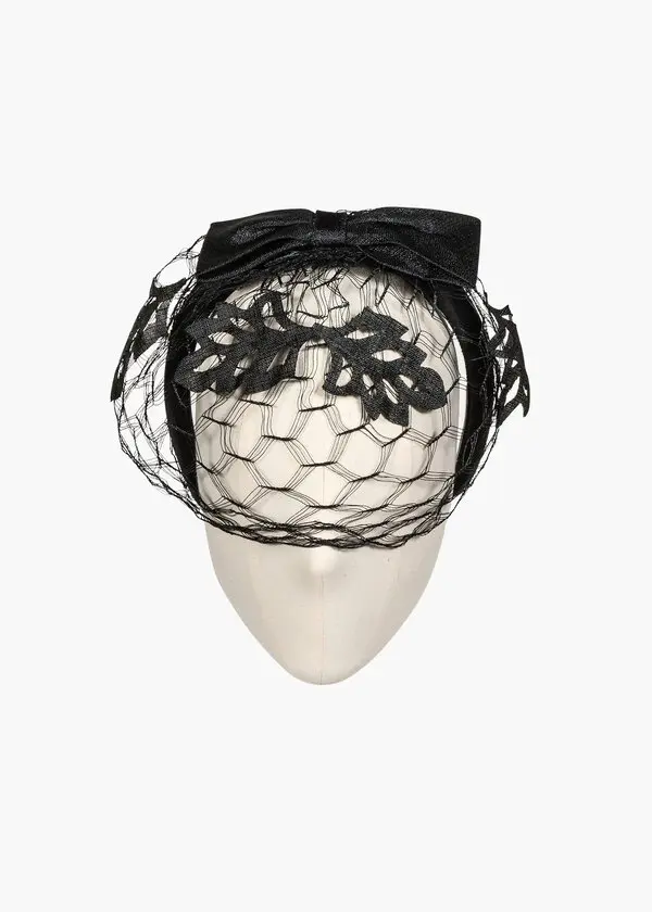 JENNIFER BEHR X New York Vintage Maida Headpiece - Black