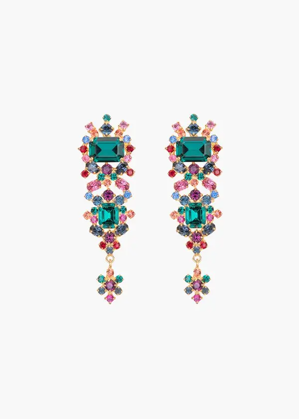 JENNIFER BEHR Candence Earrings - Emerald