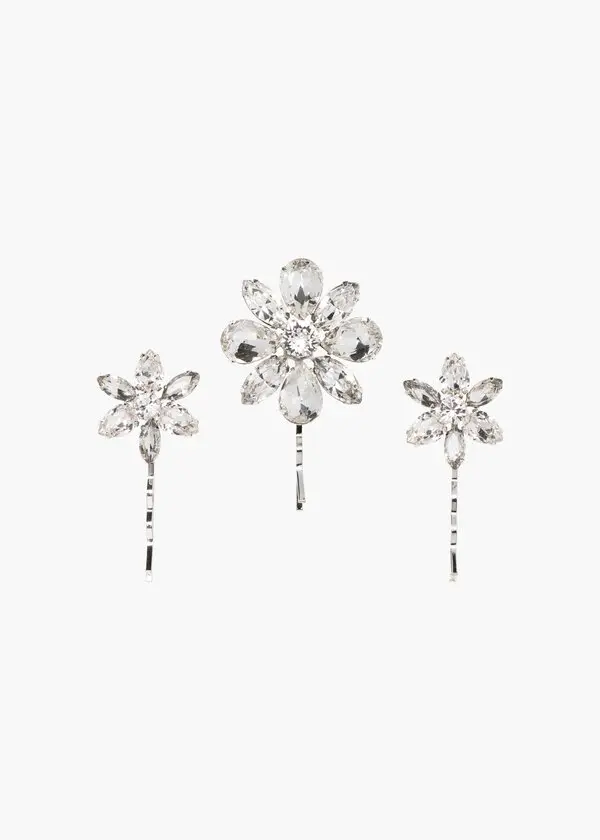 JENNIFER BEHR Vada Bobby Pin Set - Crystal