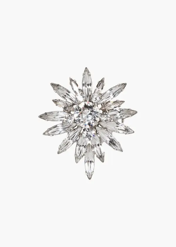 JENNIFER BEHR Maryam Brooch - Crystal
