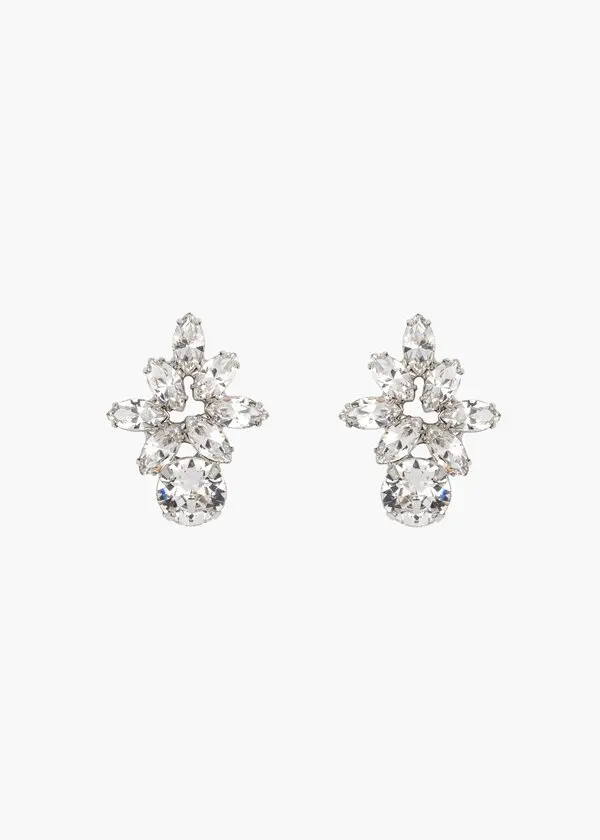 JENNIFER BEHR Maura Earrings - Crystal