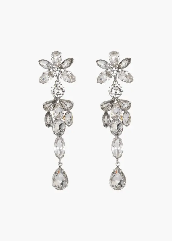 JENNIFER BEHR Violetta Earrings - Crystal