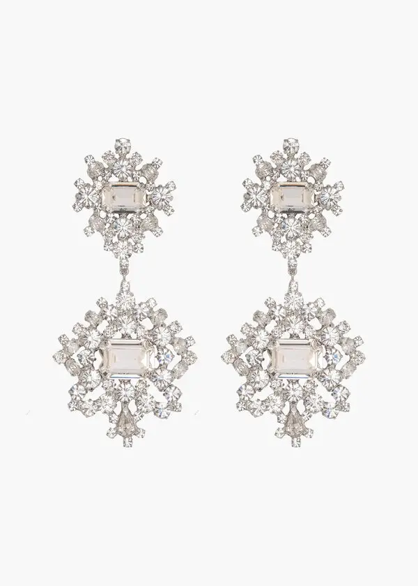 JENNIFER BEHR Angelica Earrings - Crystal