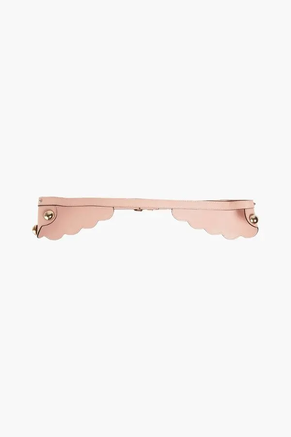 NWT RED Valentino Blush Studded Bow Belt Red Valentino Embellished Leather Belt In Blush - 55% Off  main image 2