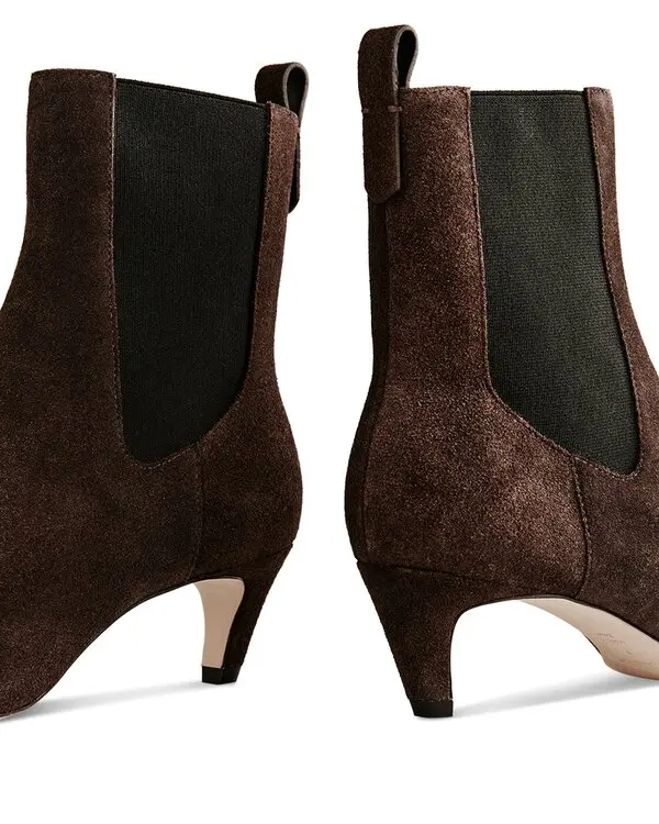 REFORMATION Roberta Ankle Boots - Boss Suede