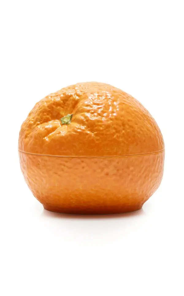 AUGARTEN WIEN Porcelain Jar - Orange