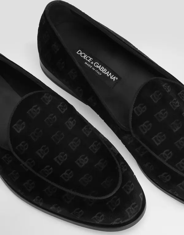 Dolce & Gabbana Velvet Slippers