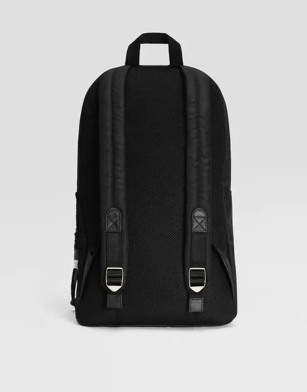 Dolce & Gabbana Nylon Mesh Backpack With Dg Logo