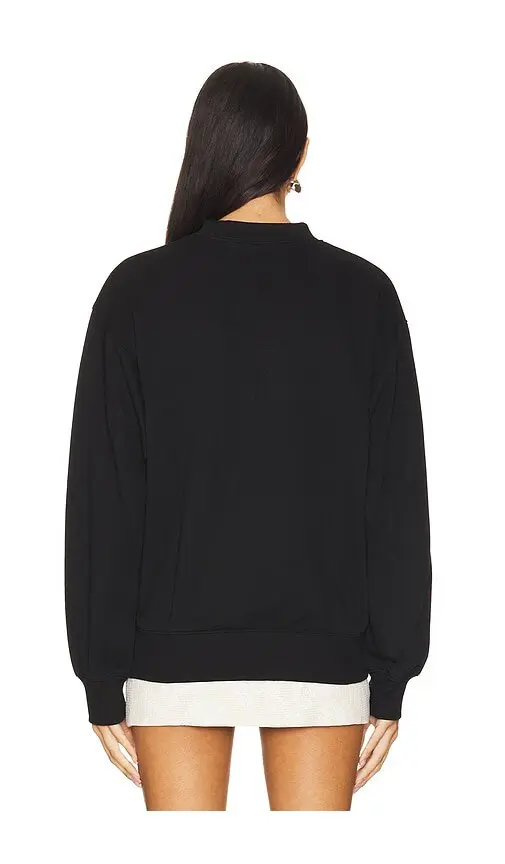 Yuhan Wang Lace Bow Sweatshirt In Black - 47% Off | Editorialist