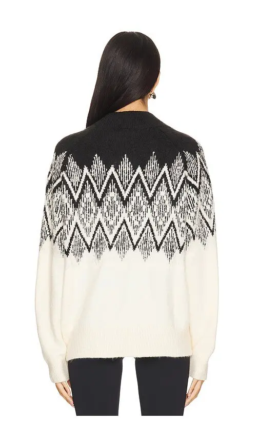 Varley Siren Relaxed Jacquard Pullover Sweater