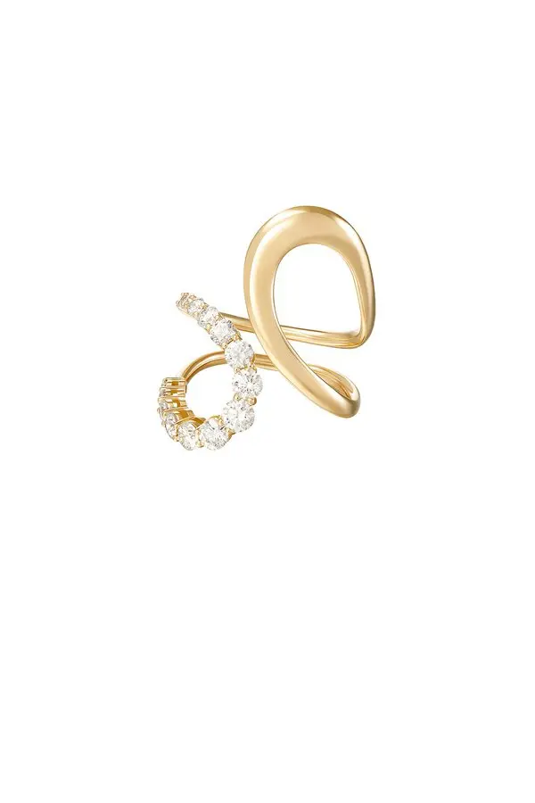 Melissa Kaye Aria Jane Ring - 18k Yellow Gold & Diamonds