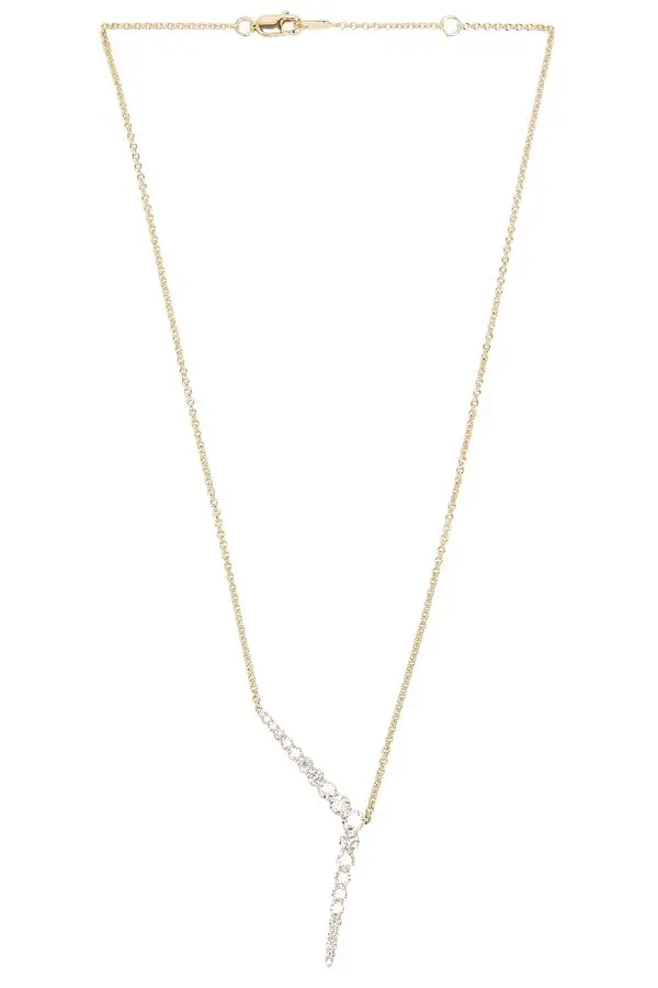 Melissa Kaye Aria Y Diamond Necklace - 18k Yellow Gold & Diamonds