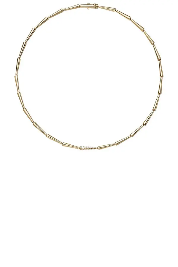 Melissa Kaye Lola Linked Necklace - 18k Yellow Gold & Diamonds