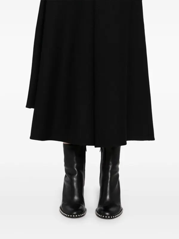 JNBY Asymmetric Draped Skirt - Black