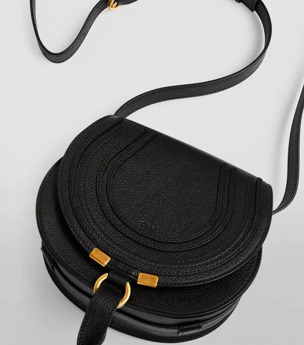 Chloé Small Marcie Saddle Bag - Black
