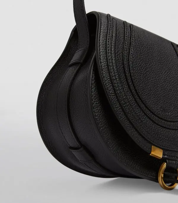 Chloé Small Marcie Saddle Bag - Black