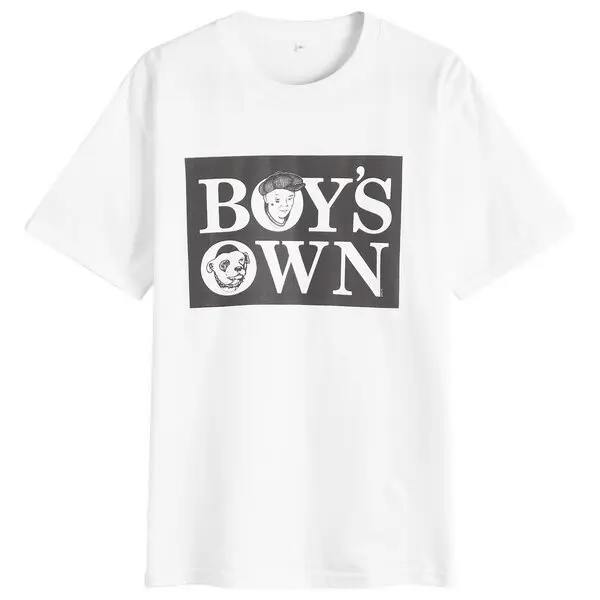 BOYS OWN Boy’s Own Classic Box Logo T Shirt - White
