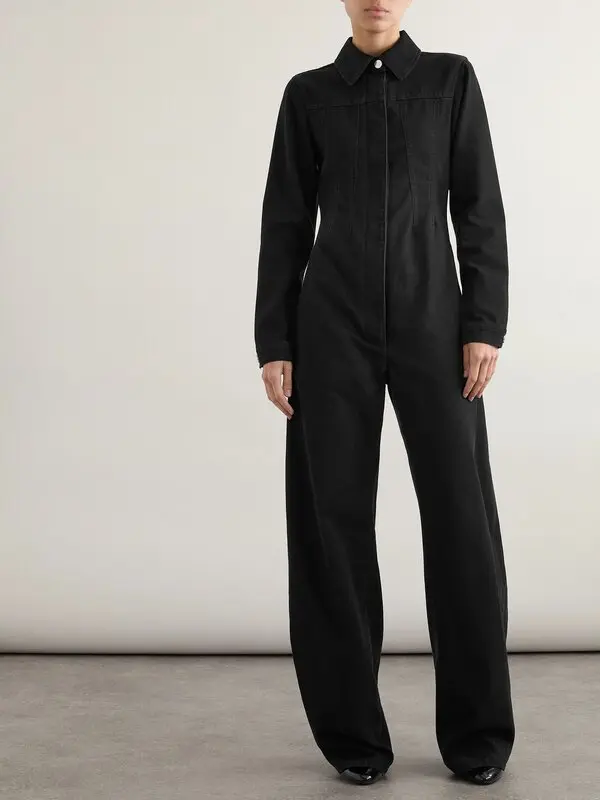 Alaïa Denim Jumpsuit - Black