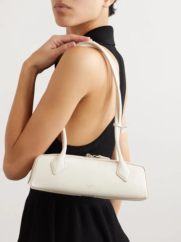 Alaïa Le Teckel Leather Shoulder Bag - Neutrals