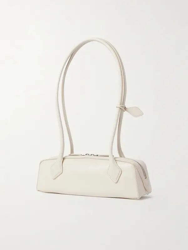Alaïa Le Teckel Leather Shoulder Bag - Neutrals