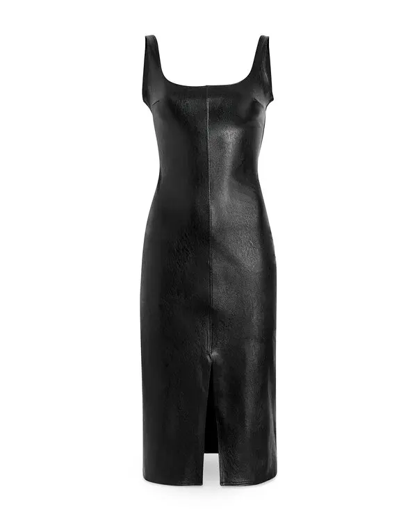 Commando Faux Leather Midi Tank Dress