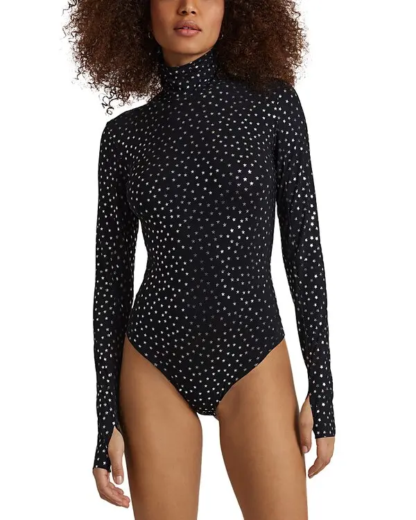 Commando Classic Turtleneck Bodysuit - Silver Star