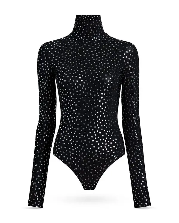 Commando Classic Turtleneck Bodysuit - Silver Star