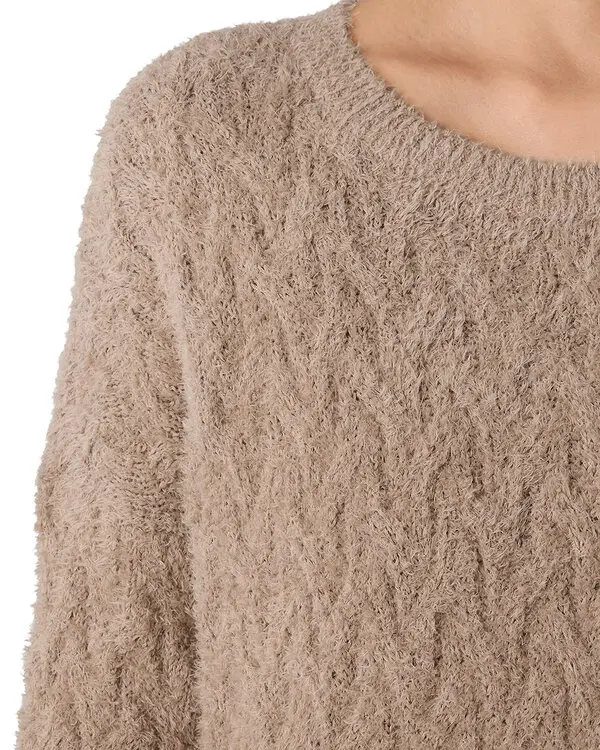 Eileen Fisher Cable Knit Sweater - Biscuit