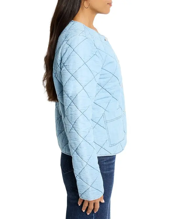 NIC+ZOE Quilted Denim Jacket