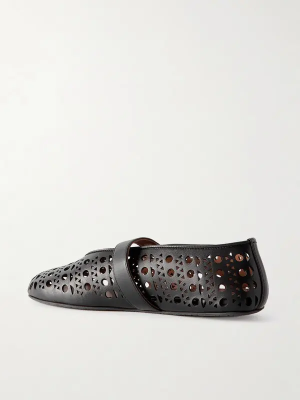 Alaïa Perforated Ballet Pumps