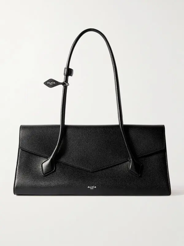Alaïa Le Teckel Flap Shoulder Bag - Black