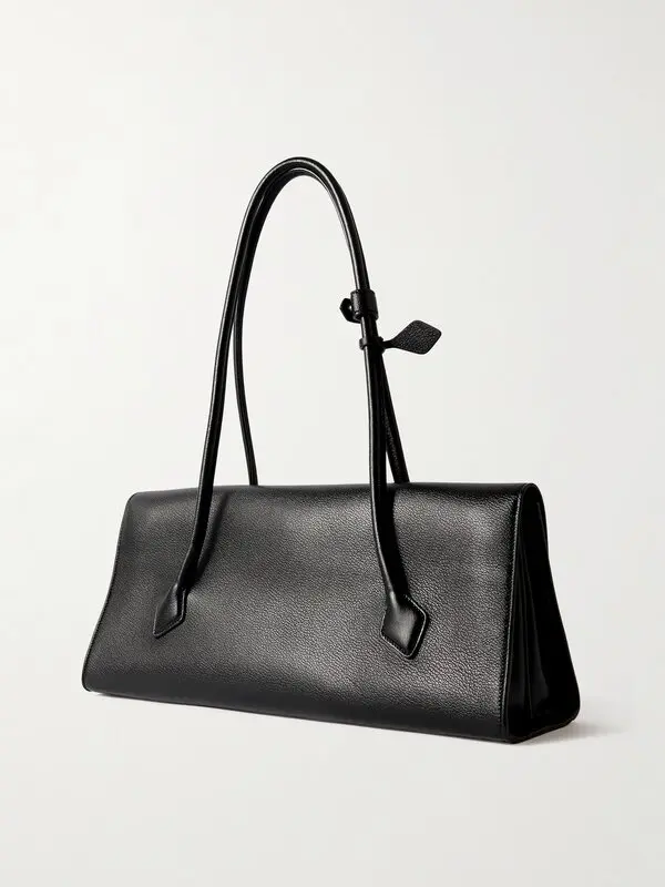 Alaïa Le Teckel Flap Shoulder Bag - Black