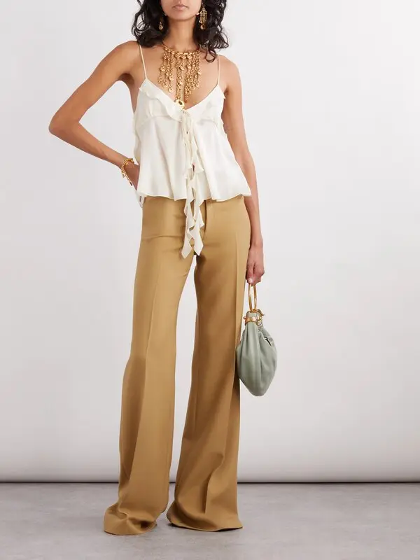 Chloé Wool Straight-leg Trousers
