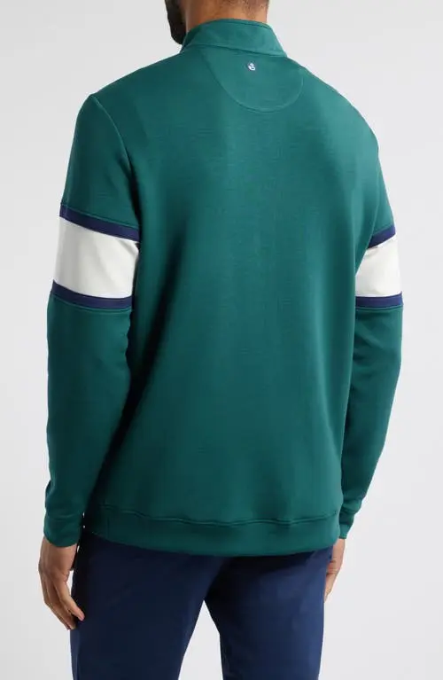 SWANNIES Owen Chest Stripe Golf Quarter Zip