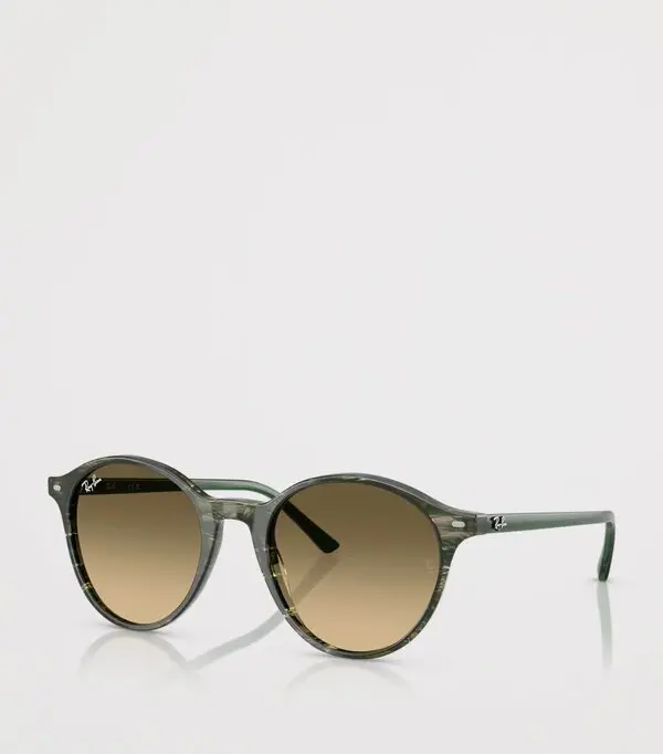 Ray-ban Rb2230 Round Frame Sunglasses - Green