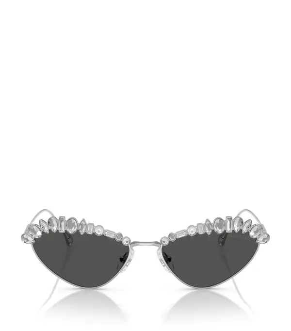 SWAROVSKI Sk7009 Sunglasses - Silver