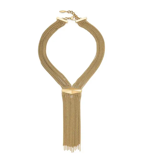 JIMMY CHOO Crystal-embellished Zandra Necklace - Gold