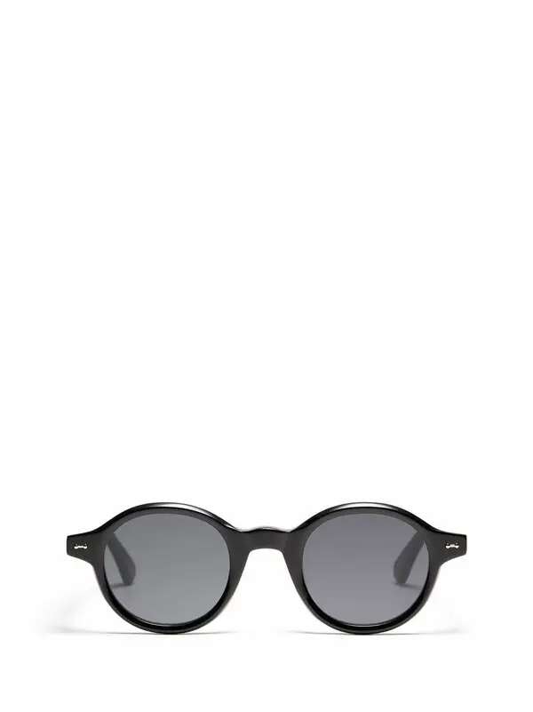 PETER AND MAY Rounded Sunglasses - Black