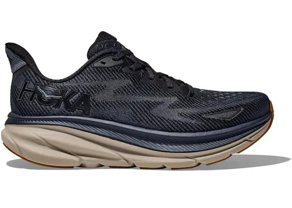 Hoka One One Clifton Athletic Sneakers - Black/varsity Navy Blue