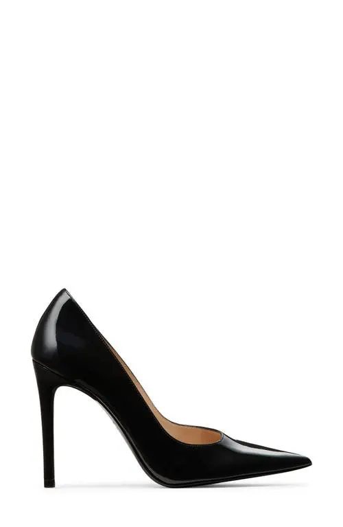 STUART WEITZMAN Power 100 Pump - Black Patent