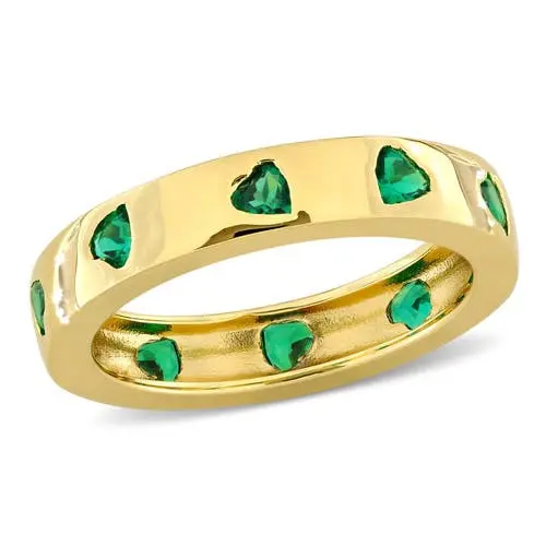 JULIANNA B. Lab-created Gemstone Eternity Ring - Emerald