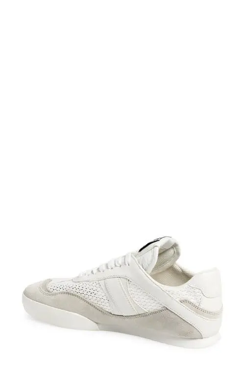 Chloé Kick Leather & Mesh Sneaker - Cloudy Cream